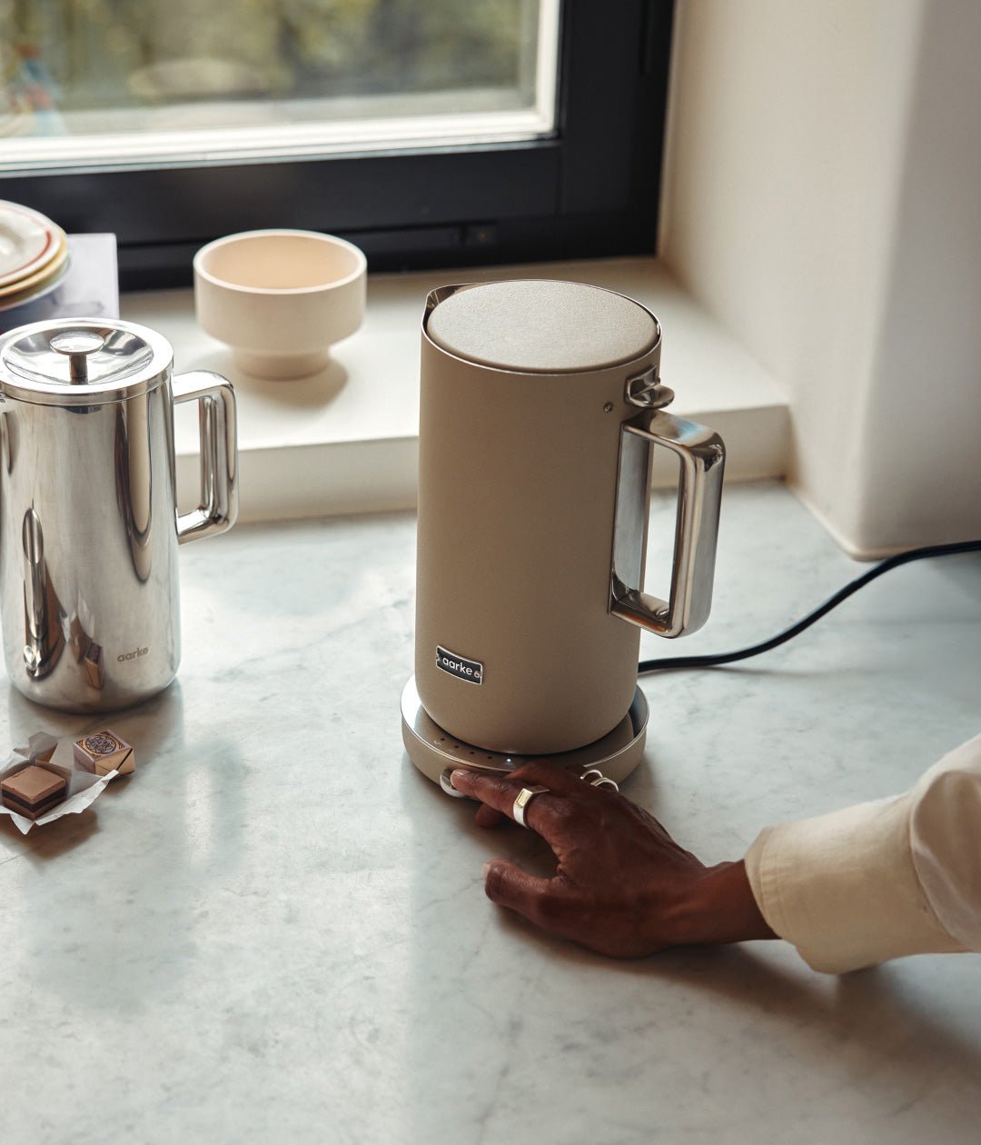 Aarke Kettle Sand - Electric Hot Water Kettle